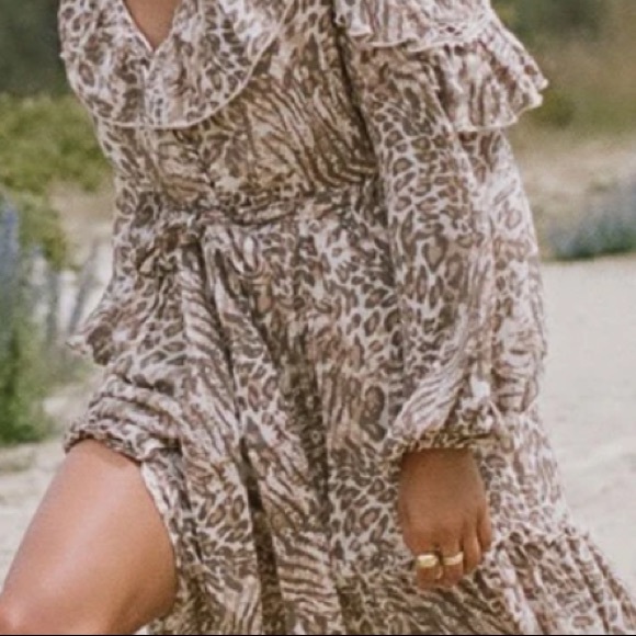Spell | Dresses | Spell The Gypsy Collective Leopard Print Ada Gown ...